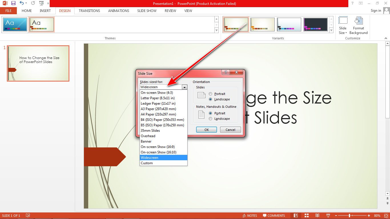 How to Change the Size of PowerPoint Slides - TechObservatory