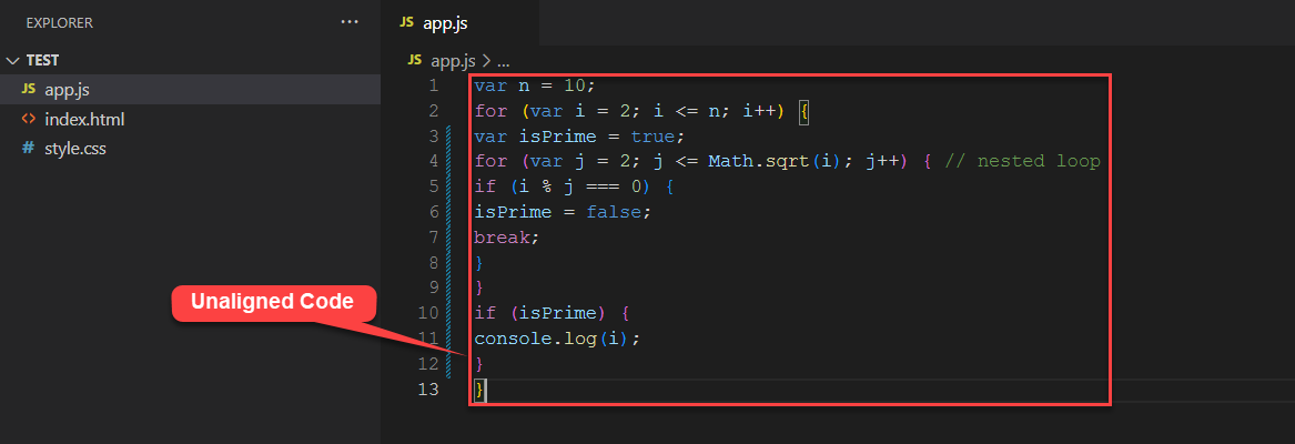 How To Align Code In Visual Studio Code